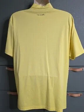 Travis Mathew | Shirts | 88 Travismathew Men Yellow Pima Cotton Blend ...